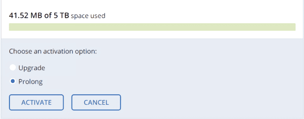 Installing license keys – Acronis Cyber Appliance